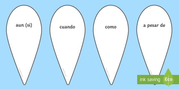 Spanish Conjunctions Fan