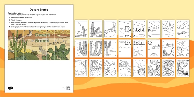 Desert Biome Collaborative Art Pack