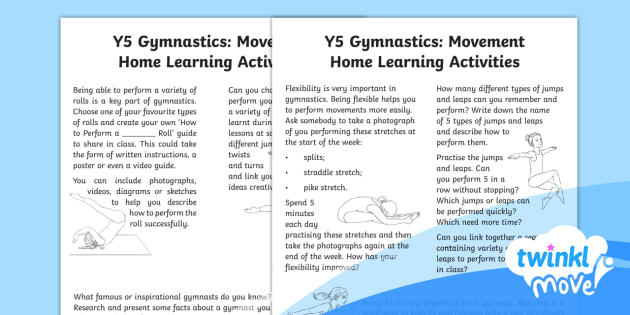 Gymnastics Movements | twinkl.co.uk