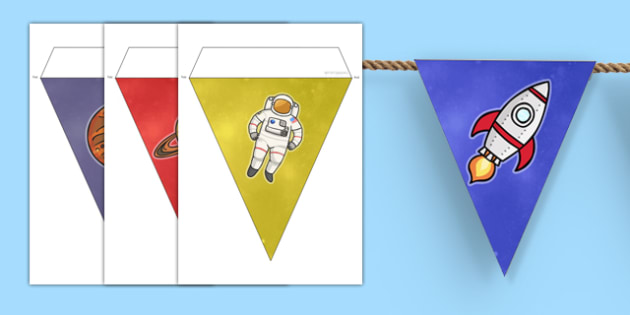 World Space Week Bunting (teacher made)