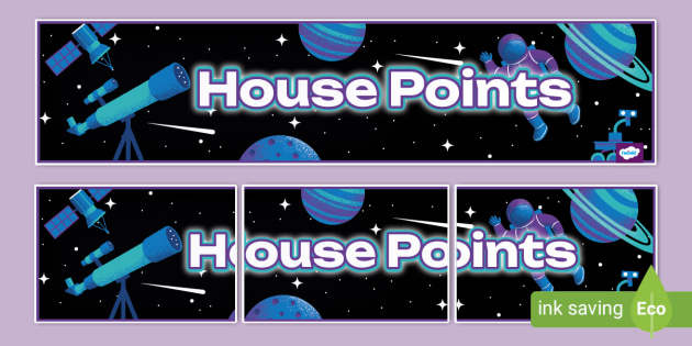 House Points Display Banners | twinkl.com.au