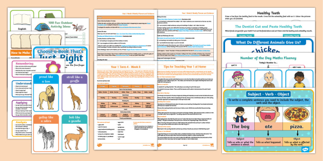 Year 1 Term 4 Week 8 Remote Home Learning Pack