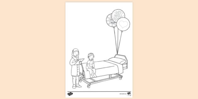 Free Medical Colouring Page | Colouring Sheets