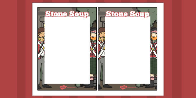 Stone Soup Editable Note