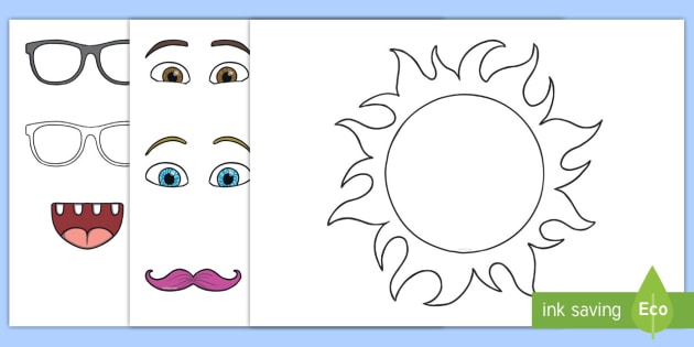 Mr Sun Summer Art Worksheet Worksheet Teacher Made