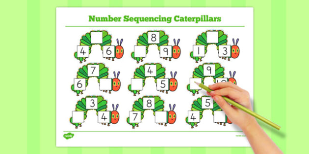 FREE! - The Very Hungry Caterpillar Sequence Activity - Twinkl