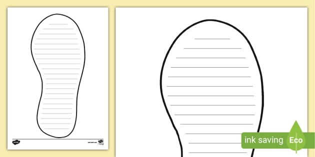 Shoe Footprint Template