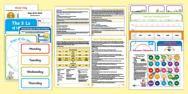 FREE! - Foundation Term 3 Week 4 Remote Home Learning Pack | Twinkl
