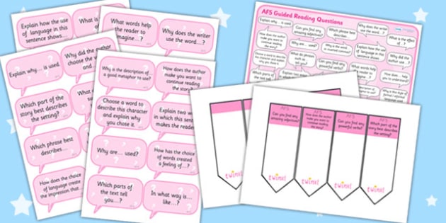 AF5 Guided Reading Resource Pack (teacher made)