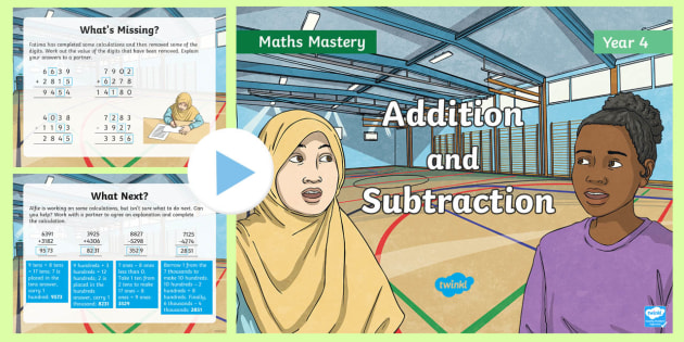 Year 4 Formal Written Methods Addition and Subtraction Maths Mastery