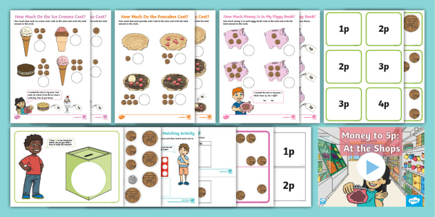 👉 Money to 5p Maths Activity Pack (Teacher-Made) - Twinkl