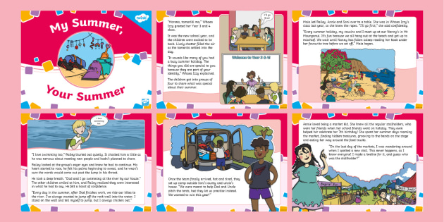 My Summer, Your Summer PowerPoint