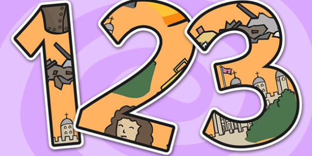 FREE! - The Great Fire of London Themed A4 Display Numbers-the great ...