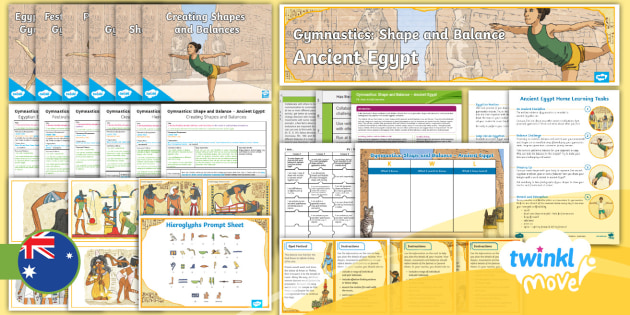 * NEW * Move PE Year 4 Gymnastics: Ancient Egypt Unit Pack
