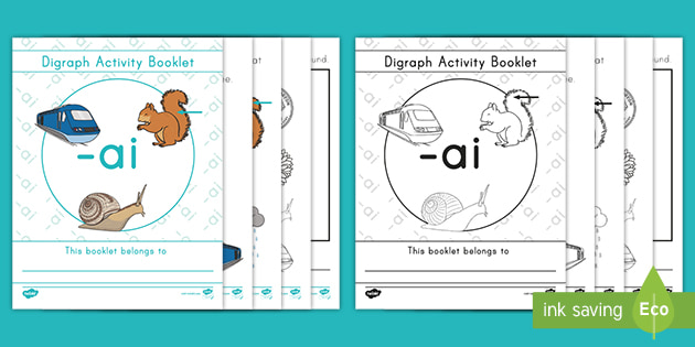 -ai Digraph Activity Booklet (Teacher-Made)