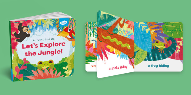 Jungle Baby Book | Let's Explore the Jungle! eBook