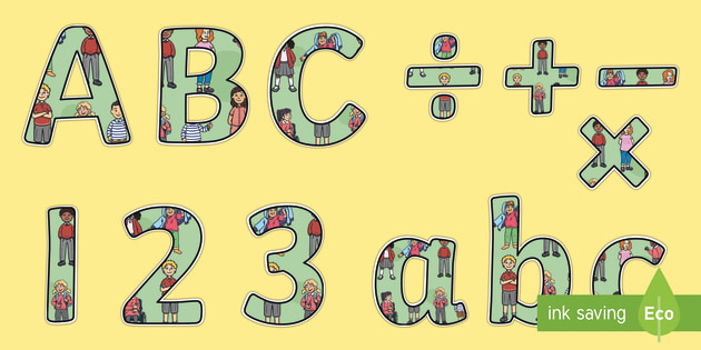 This Is Me Display Lettering (teacher made)
