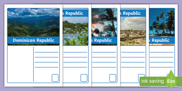 FREE! - Dominican Republic Postcards (teacher made)