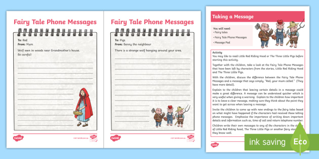 Taking a Message Activity