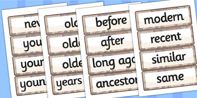 General History Word Cards - history, word cards, history words