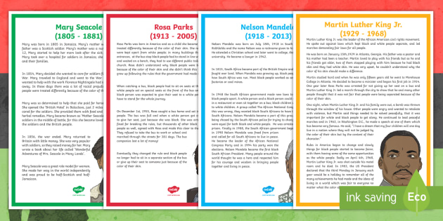 Famous Black Men and Women Display Posters (teacher made)