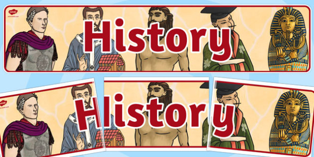 History Display Banner KS2 (teacher made)