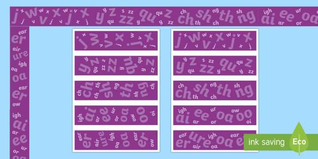 Phase 3 Display Borders-Welsh (teacher made)