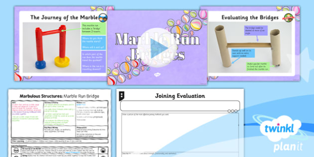 DT: Marbulous Structures: Marble Run Bridges UKS2 Lesson Pack 2