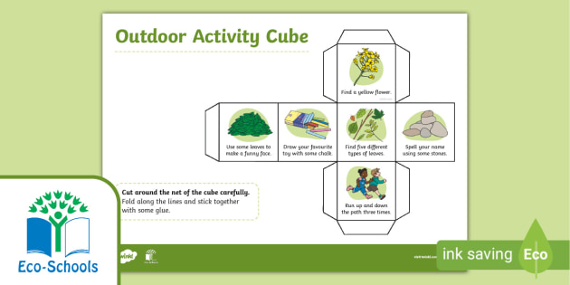 Outdoor Activity Cube (teacher made)