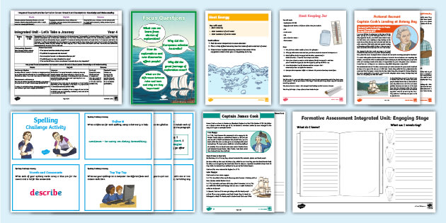 Let's Take a Journey IU Year 4 Weeks 1-2 Resource Pack