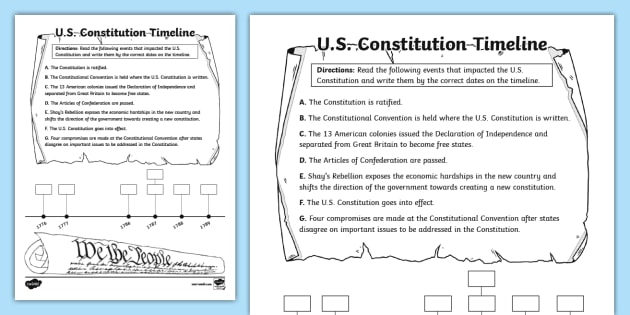 Constitution Worksheet 6