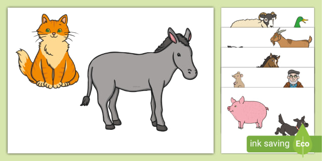 Old Macdonald Display Cut-Outs (Teacher-Made)