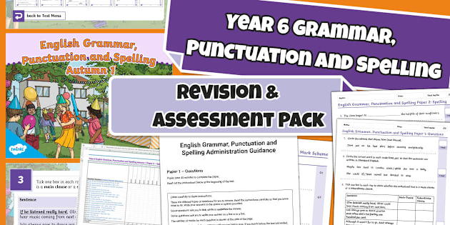 Grammar Year 6 • Twinkl.ca