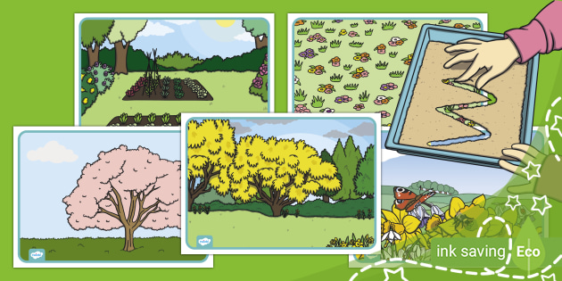 Spring-Themed Mark Making Image Reveal Activity