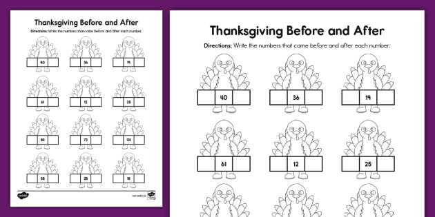 Thanksgiving Sequencing Worksheets For Kindergarten How To Make