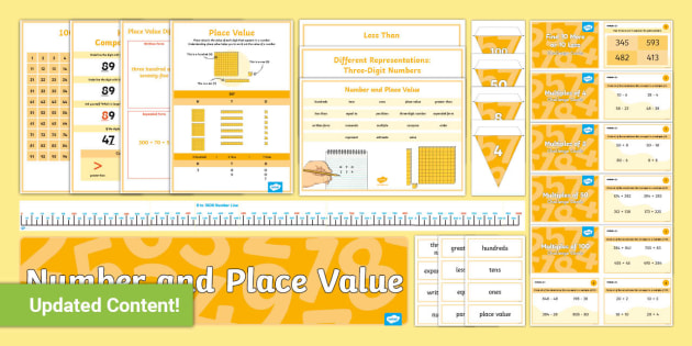 Place Value Display Year 3 | Twinkl PlanIt | Maths Mastery