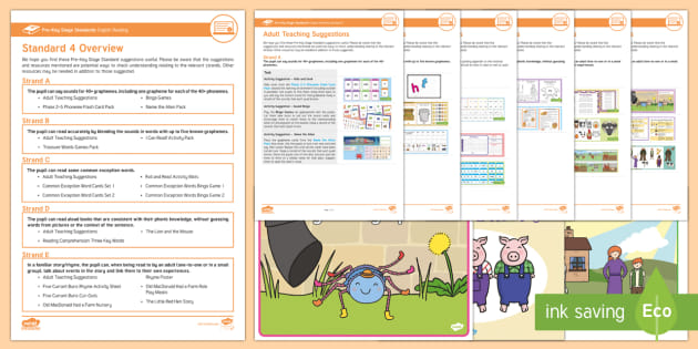 Pre-Key Stage Standards English Language Comprehension and Reading ...