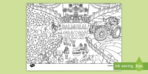 KS2 Balmoral Show Mindfulness Colouring (Teacher-Made)