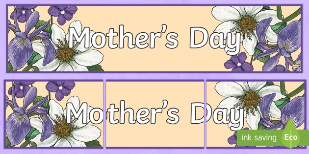 Mother's Day Sign - KS1 & KS2 Mother's Day UK (teacher made)