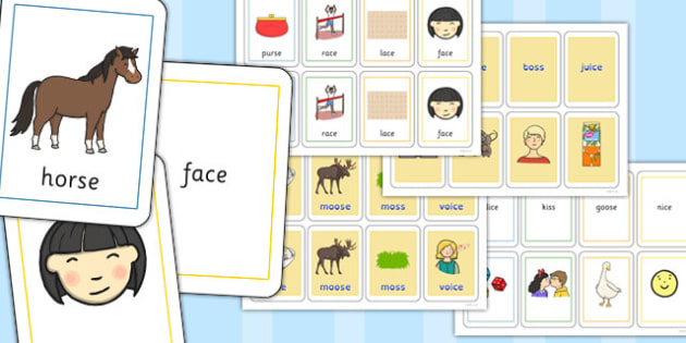 Final 'S' Sound Playing Cards (teacher made)