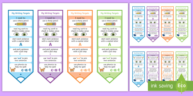 First Level Ready for Writing Differentiated Bookmarks