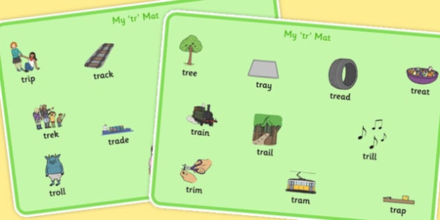 TR Word Mats