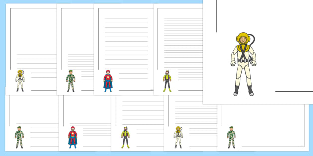 Action Toy Page Borders Pack (teacher made)