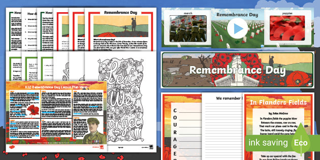 KS2 Remembrance Day Resource Pack (teacher made)