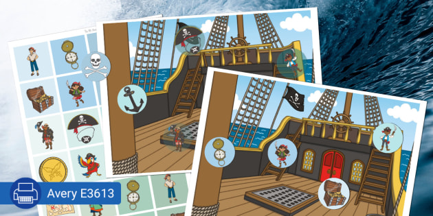 Talk Like a Pirate Day! - Make a Pirate Scene Activity