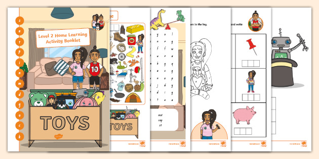 NZ Phonics: Level 2: Engaging Phonics Activities Booklet
