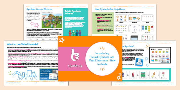 FREE! - Using Twinkl Symbols in Your Classroom - Teacher Guide