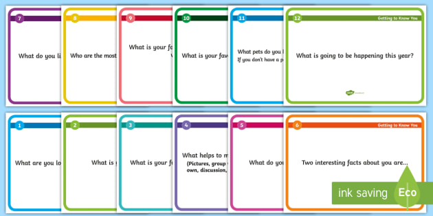 Getting to Know You Blether Stations Activity (teacher made)