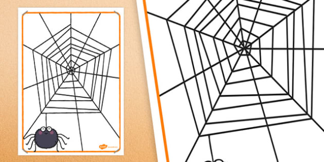 Finger Gym A3 Spider Web Cut Out - finger gym, spider web, cut