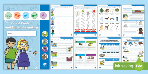 OA OW OE O-E O Activity Booklet (teacher made)